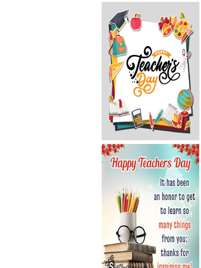 Teachers Day | PDF