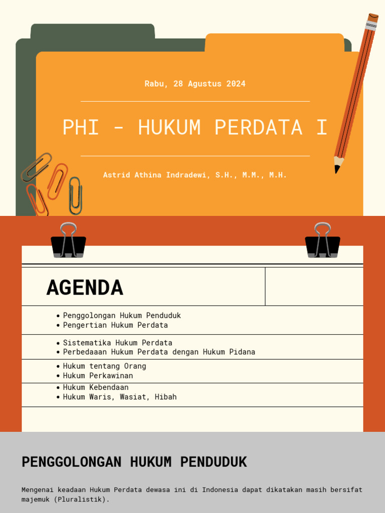 PHI - Hukum Perdata | PDF
