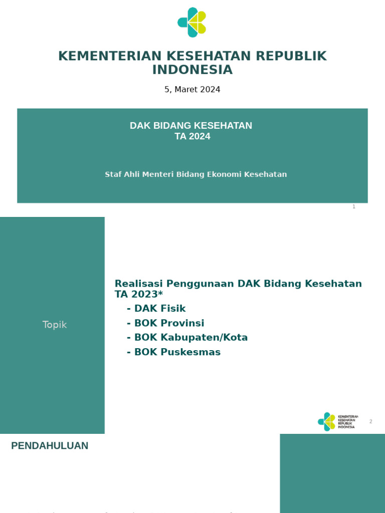 02.v3 Pointers Sosialisasi Juknis Dak 2024 | PDF