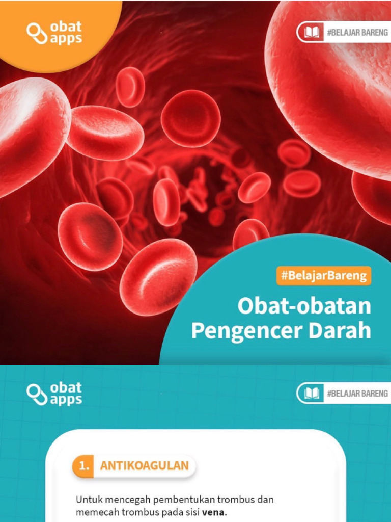 Catatan Tentang Obat Pengencer Darah | PDF