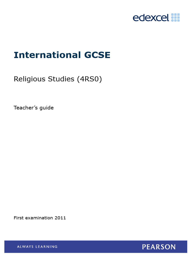 IGCSE Religious Studies TSM | PDF