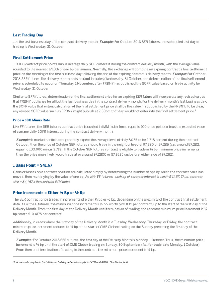 CME-Understanding-SOFR-Futures（已拖移） 9 | PDF