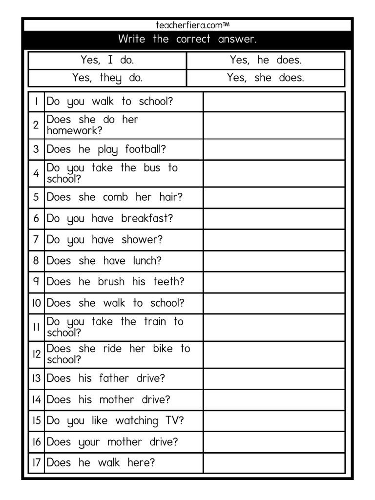 2 Every Day Worksheets | PDF