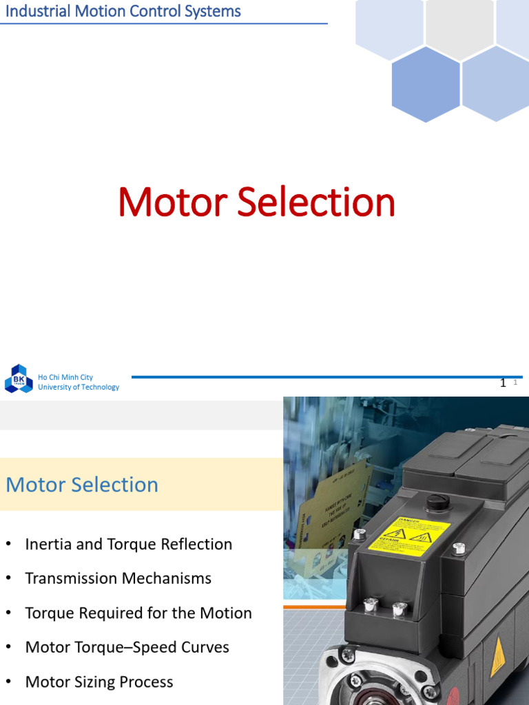 D - Chap 5 - Motor Selection | PDF