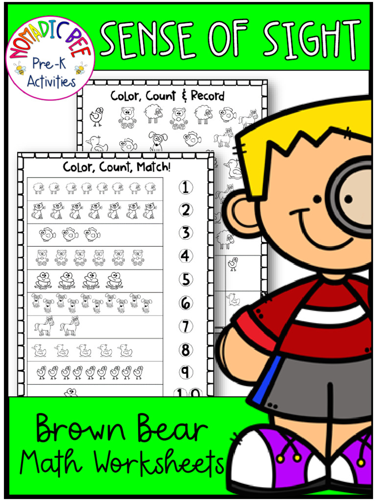 Brown Bear: Math Worksheets | PDF