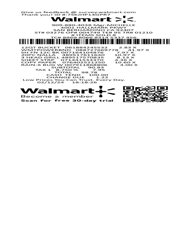 Template Walmart 2024b | PDF