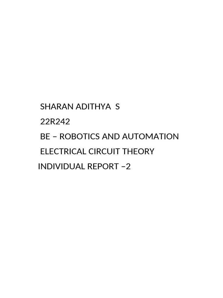 Sharan Adithya S | PDF