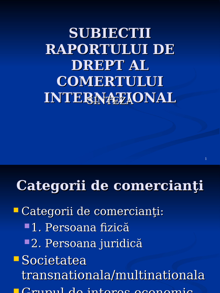 C - 3 - Subiectii Raportului de Dci | PDF