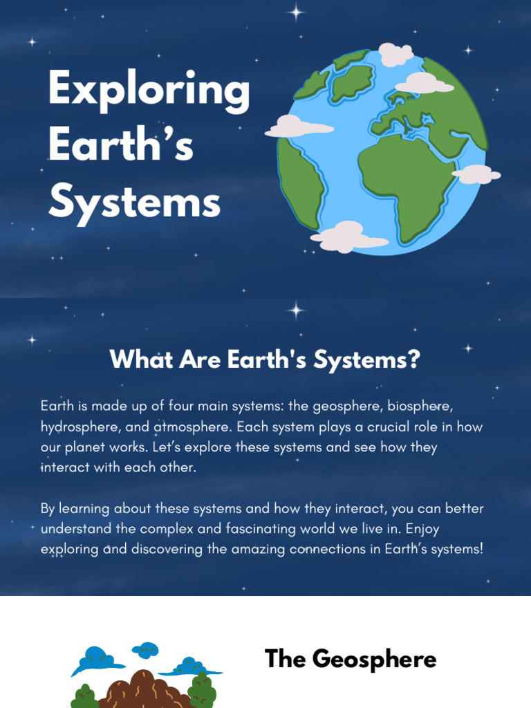 Earth's Systems Interactive Presentation in Illustration Style ...