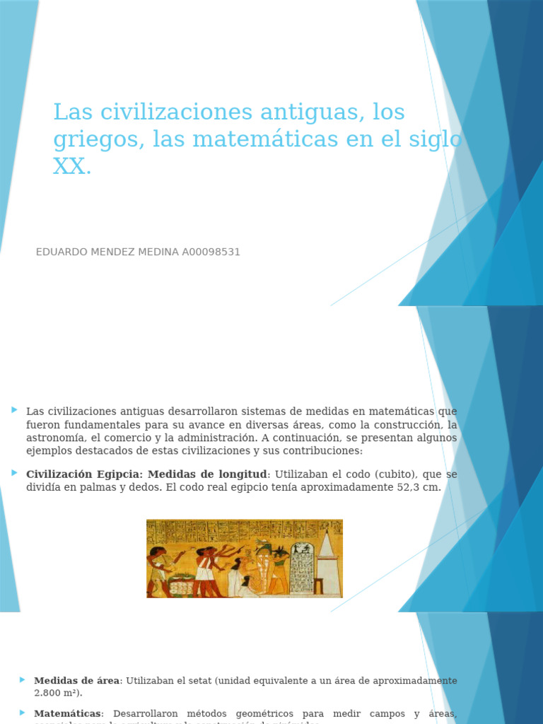 Las Civilizaciones Antiguas, Los Griegos, Las | PDF | Geometría ...