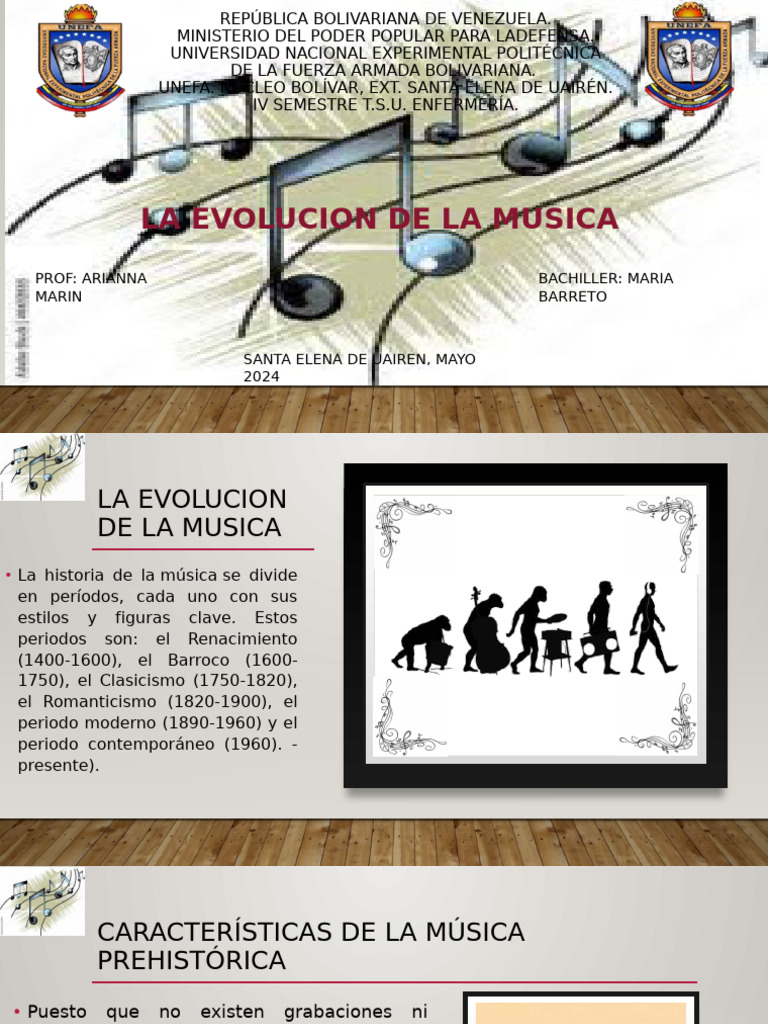 Evolucion de La Musica | PDF | Periodo Clásico (Música) | Modernismo ...