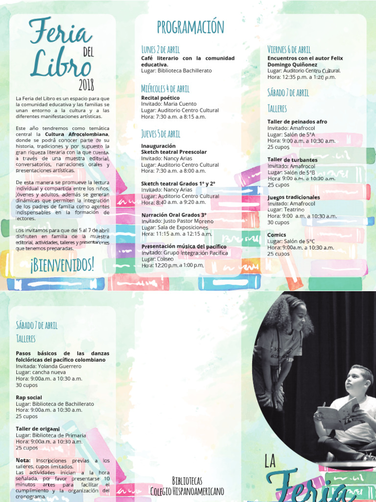 FOLLETO FERIA DEL LIBRO | PDF