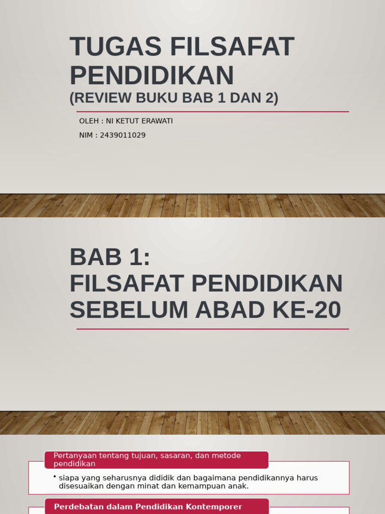 Filsafat Pendidikan | PDF