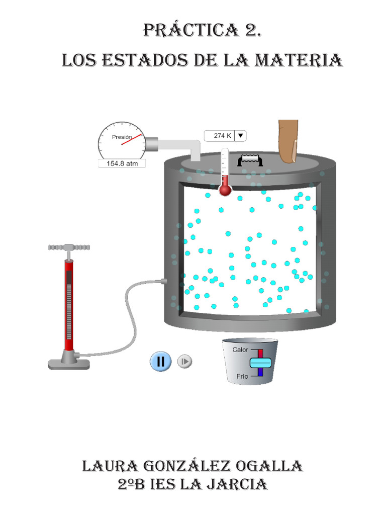 Practique 2. Les États de La Matière. Laura Gonzalez Ogalla | PDF