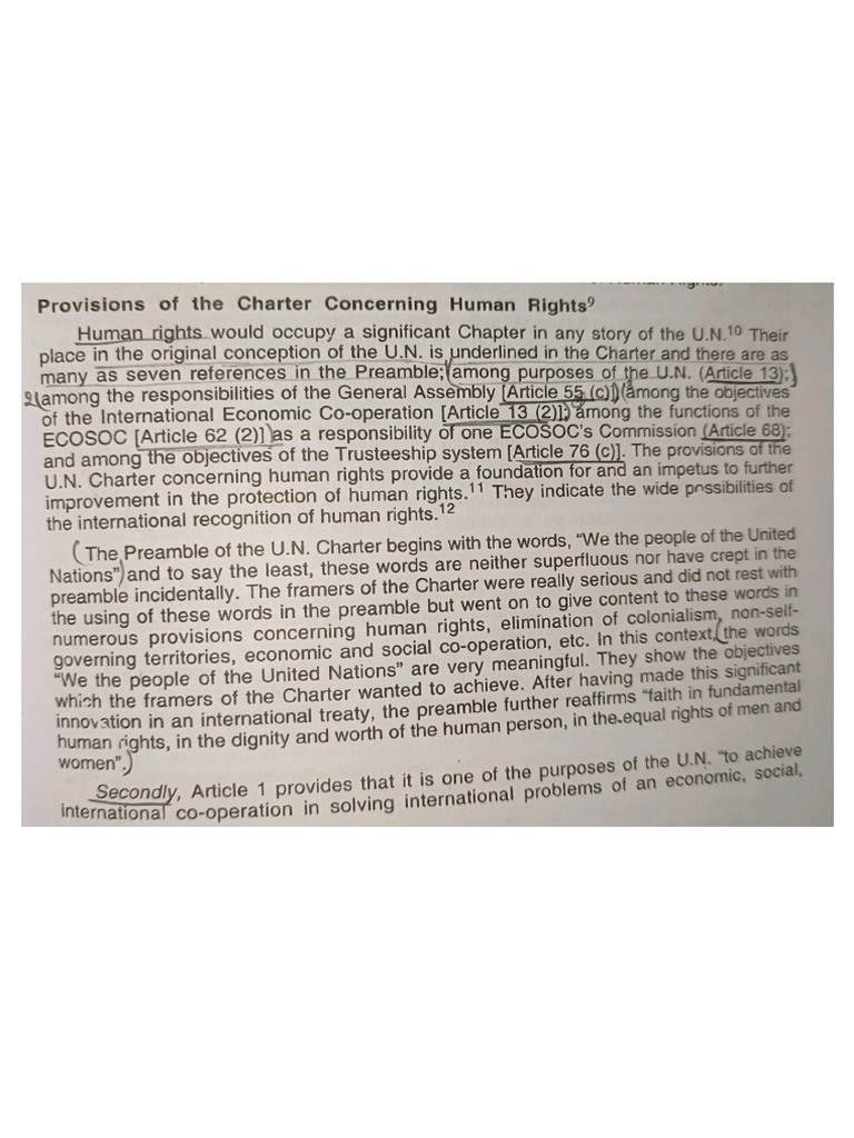 Provisions of The Charter HR | PDF