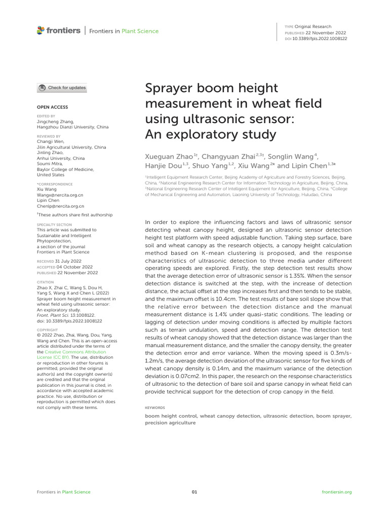 Boom Hieght Messurement (Ultrasonic Sensor) | PDF | Ultrasound ...