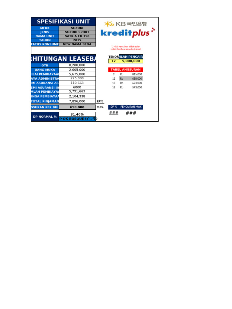 (Mo Agent) Kalkulator Ayamereun Maret 2021 | PDF