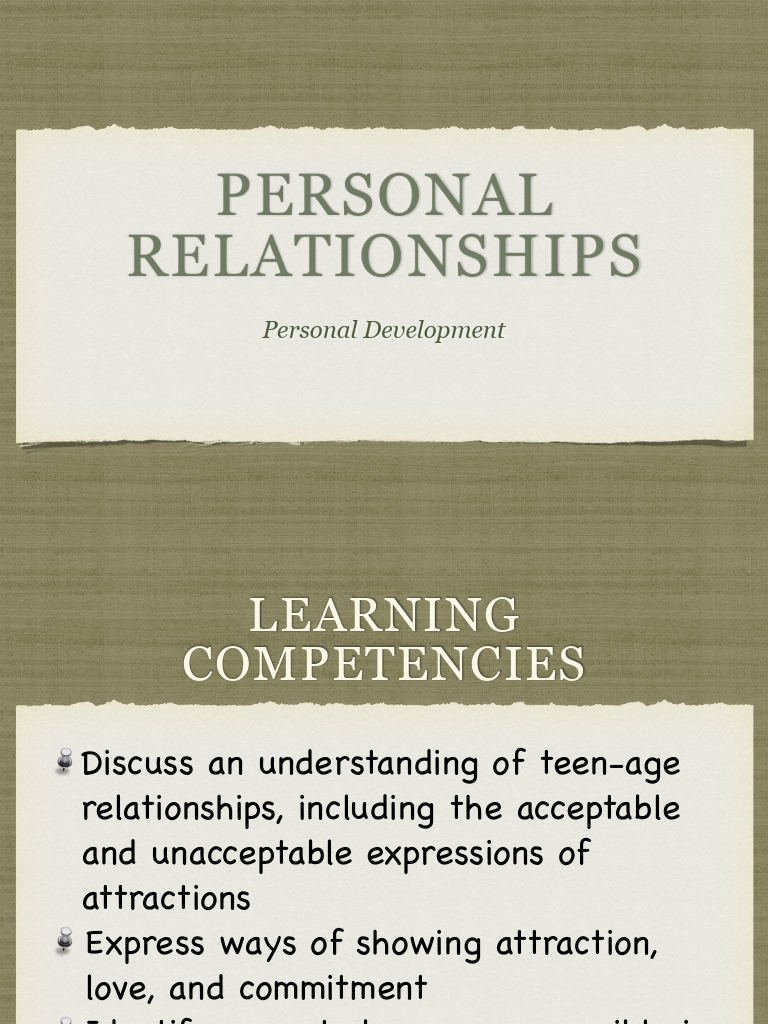 Module 9 PerDev Personal Relationships | PDF