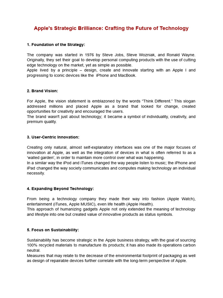 Apple S Strategy Demystified Pdf