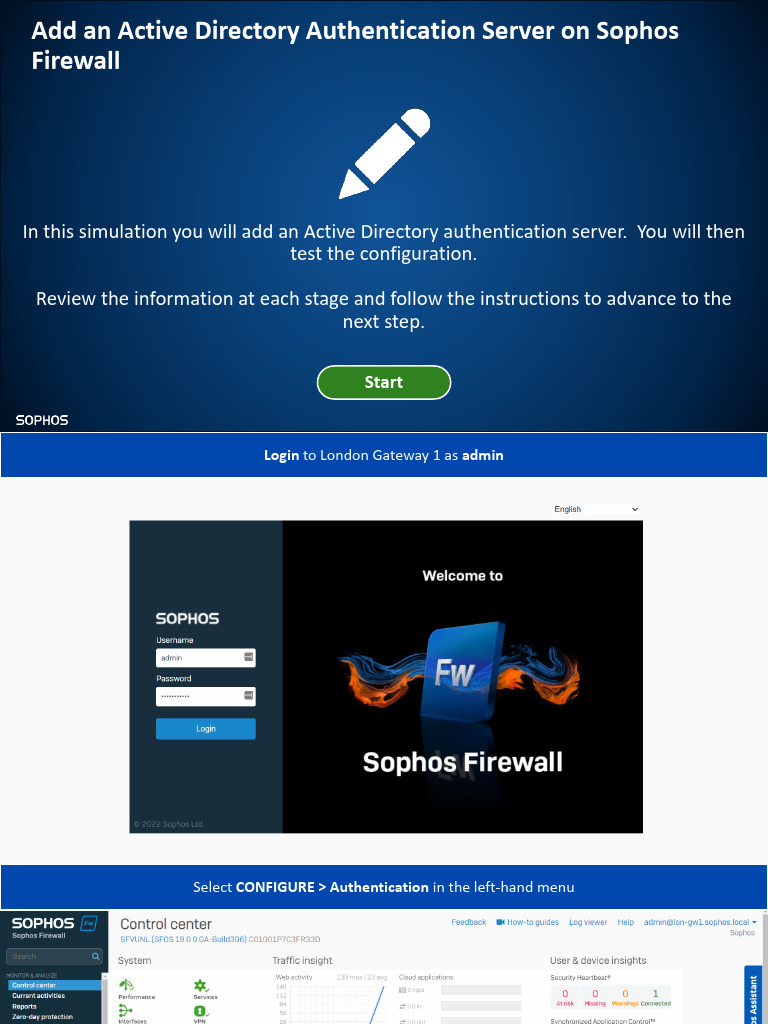 FW3510 20.0v1 Simulation - Add An Active Directory Authentication ...