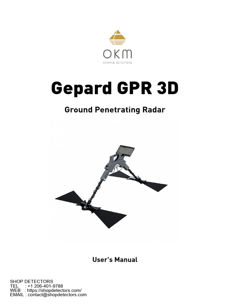 Gepard GPR 3D: Ground Penetrating Radar | PDF