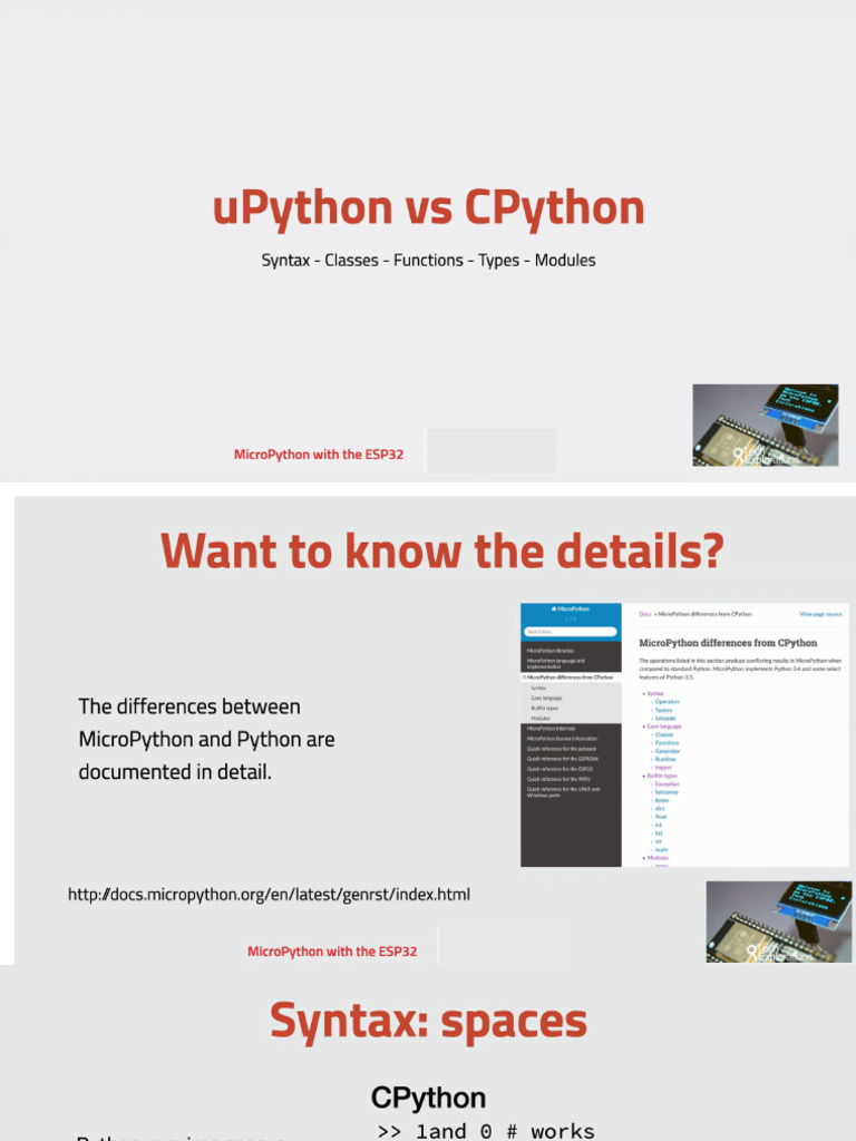 Comenzando Con Upython | PDF
