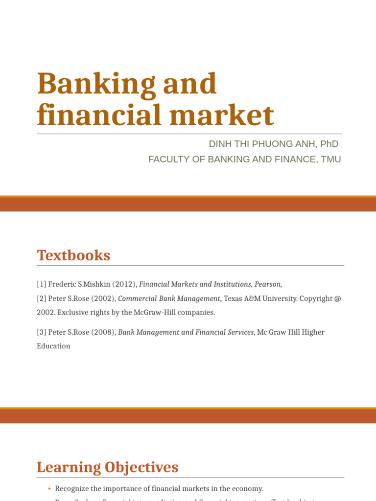 Chapter1 Introduction of Financial Market | PDF