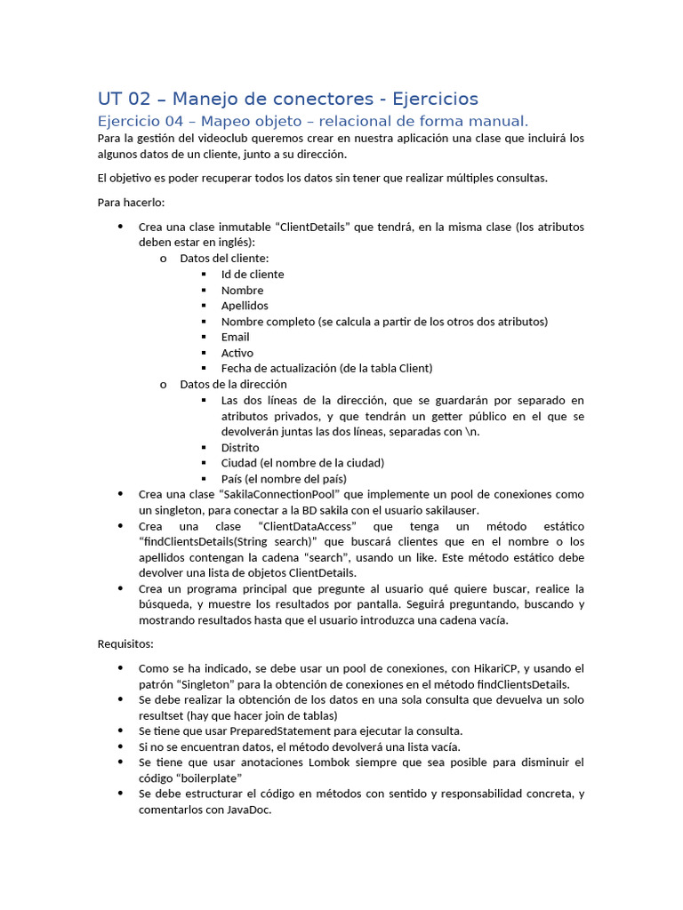 UT 02-Ejercicios 04 | PDF