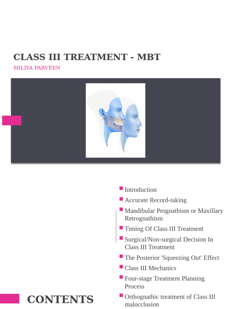 Class III Treatment - MBT | PDF