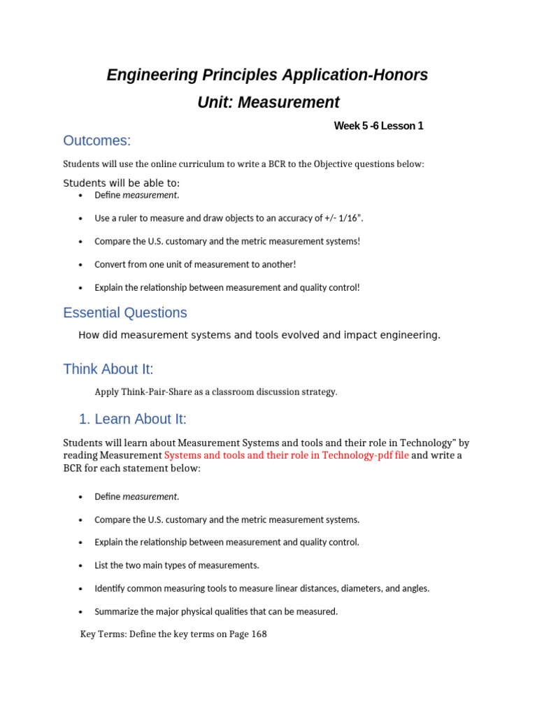 Lesson+Plan+-Unit-+Measurement-EPA+(1)-updated | PDF