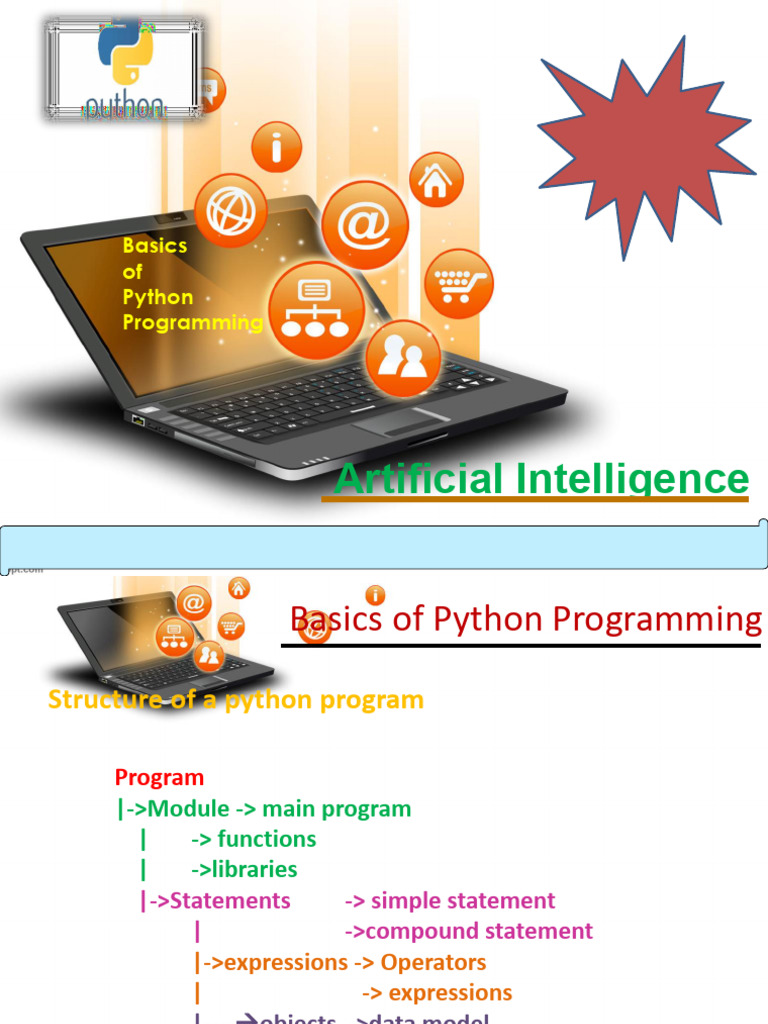 Basics of Python Programming | PDF Basics of Python Programming | PDF