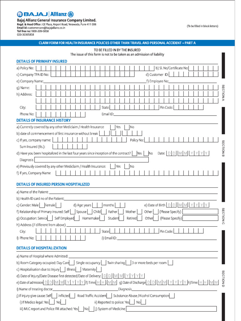 Claim Form | PDF