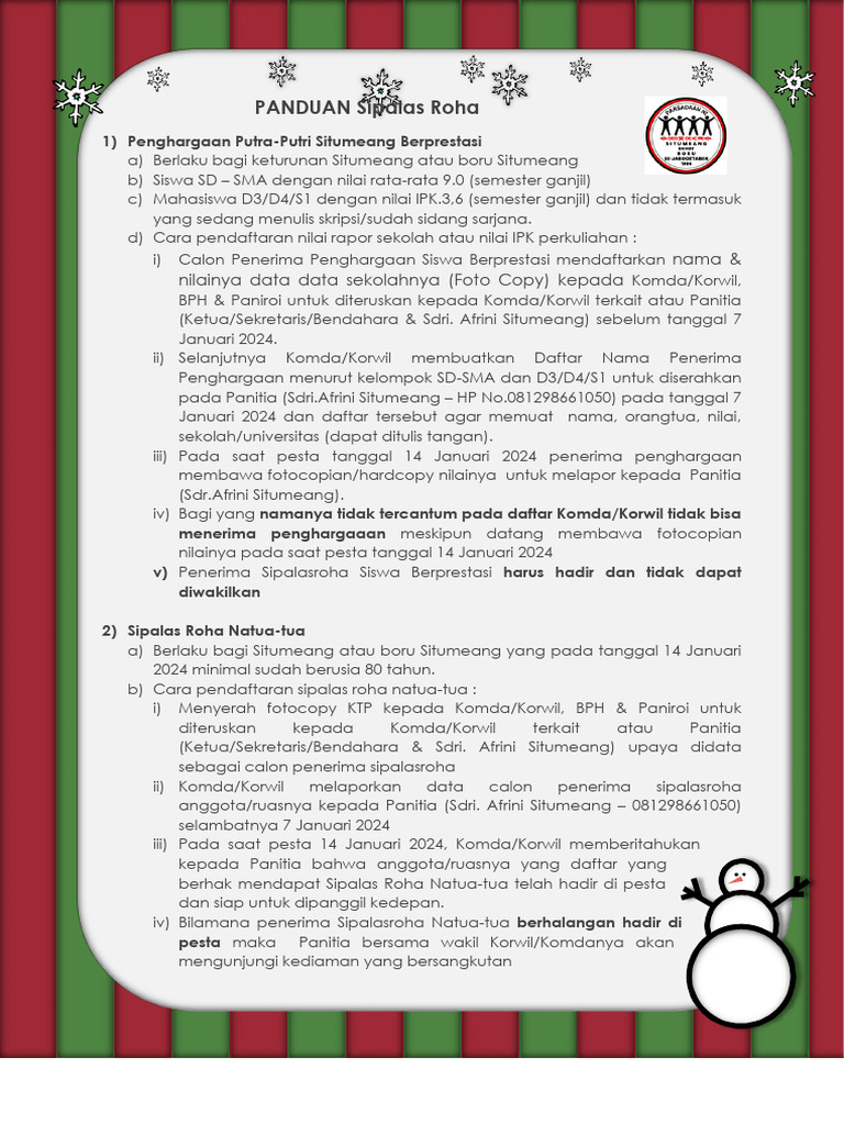 Panduan Sipalas Roha | PDF