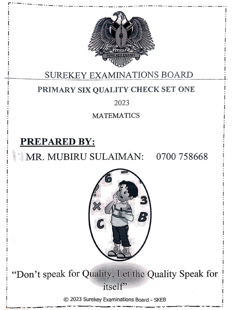 p.6 MTC Quality Check One Guide | PDF