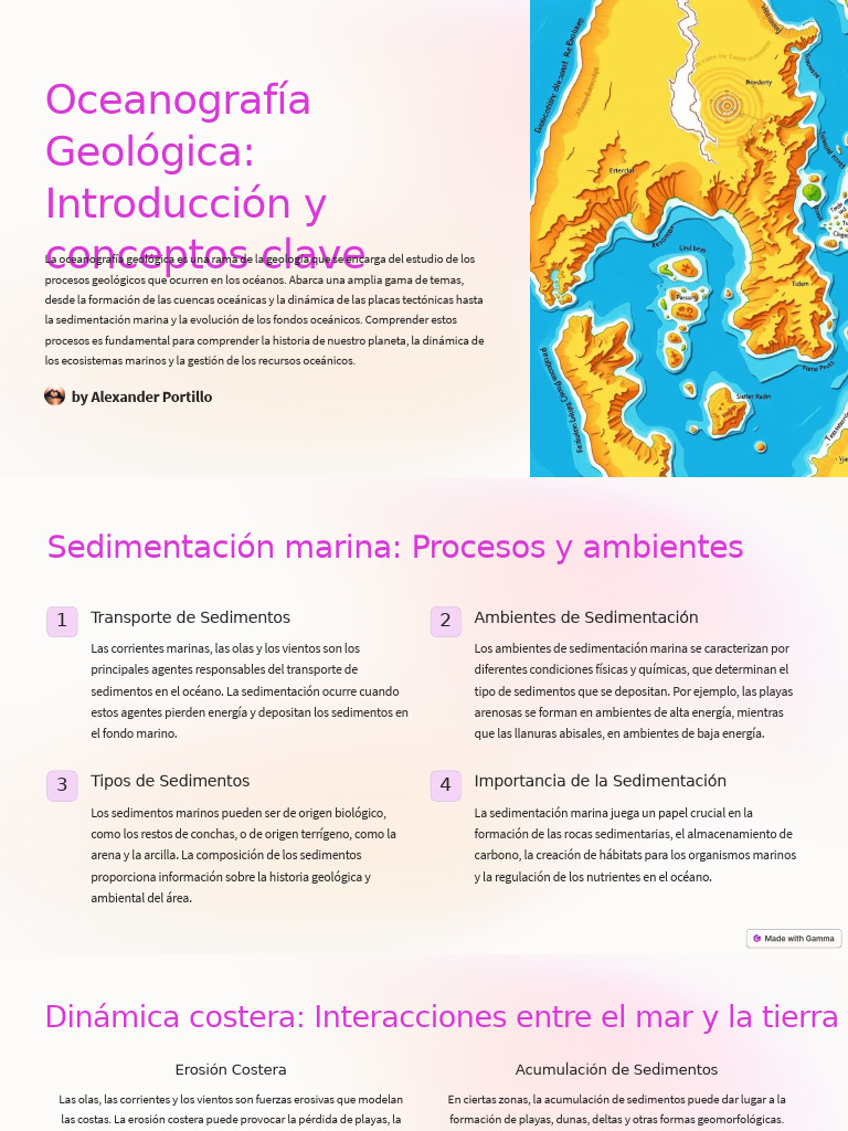 Oceanografia Geologica Introduccion y Conceptos Clave (1) | PDF