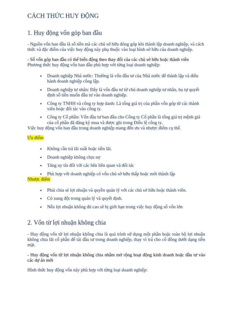 Cách TH C Huy Đ NG | PDF