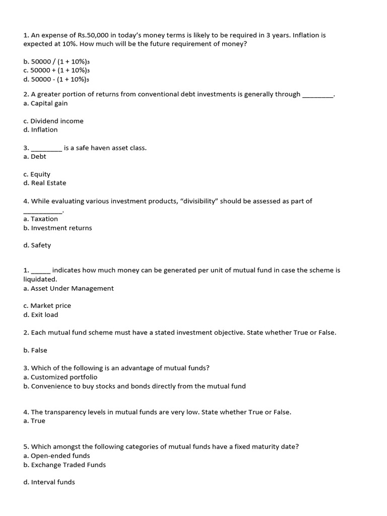 Sample Questions | PDF