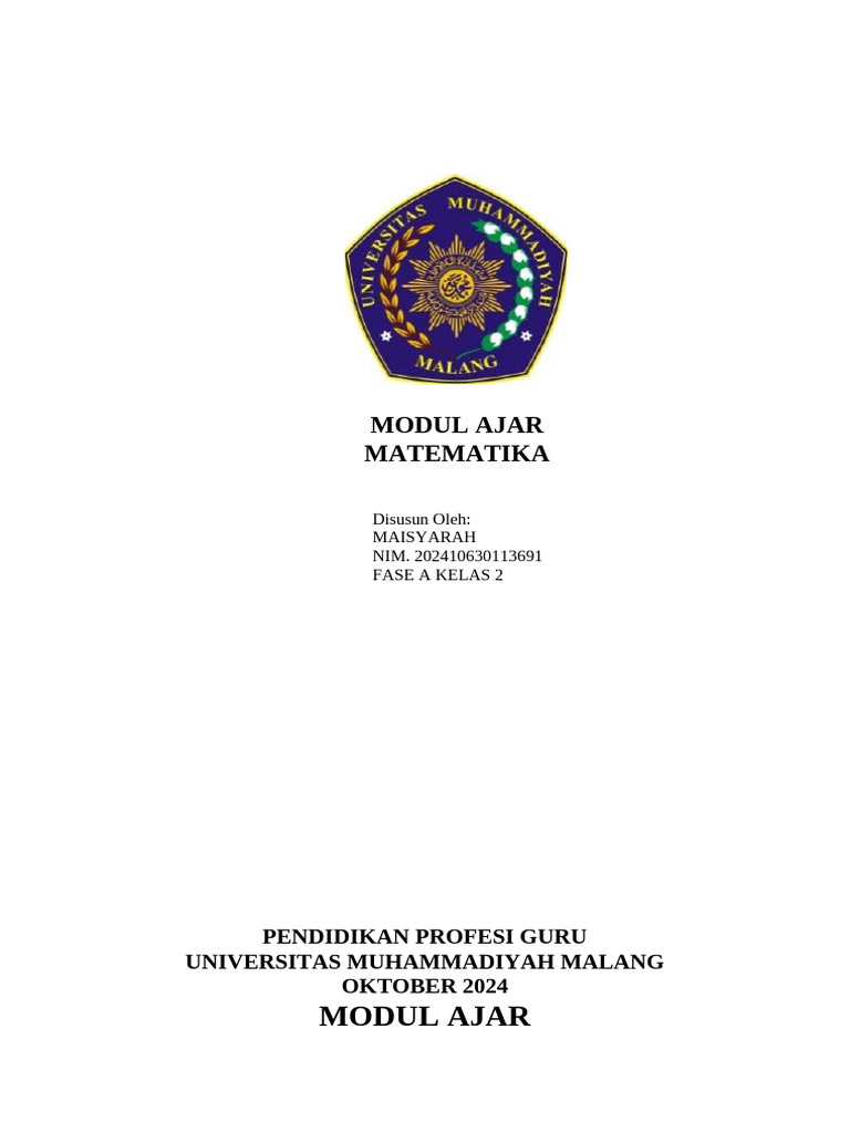 Format Modul Ajar - 2024 | PDF