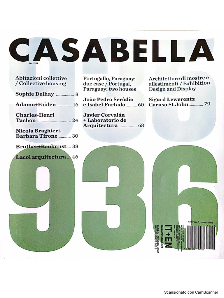 Casabella n.935-936 | PDF