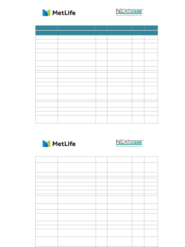 Medical Nextcare Network - 2019 | PDF | United Arab Emirates