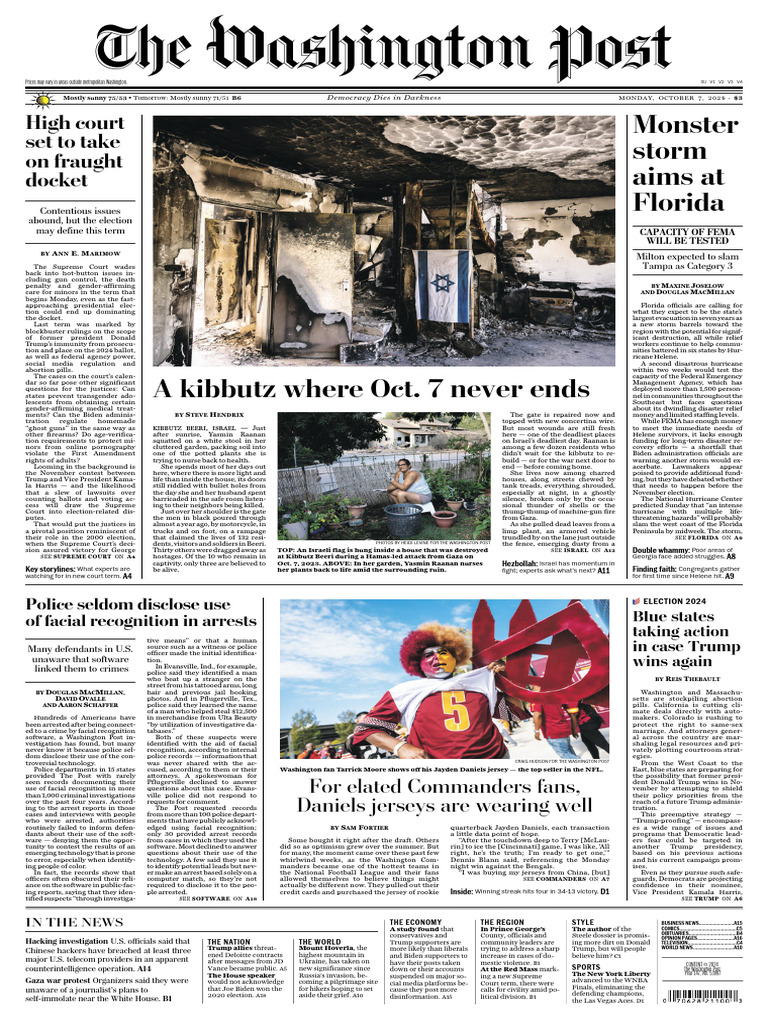 The Washington Post - October 07, 2024 | PDF