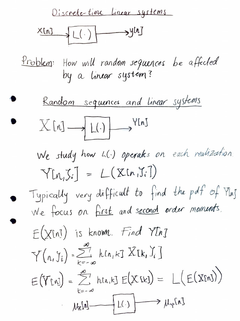 10.discrete-Time Linear Systems | PDF