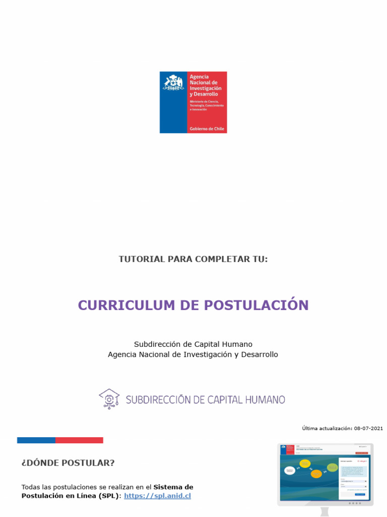 Manual CV Postulacion | PDF