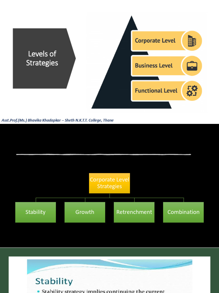 Levels of Strategies | PDF