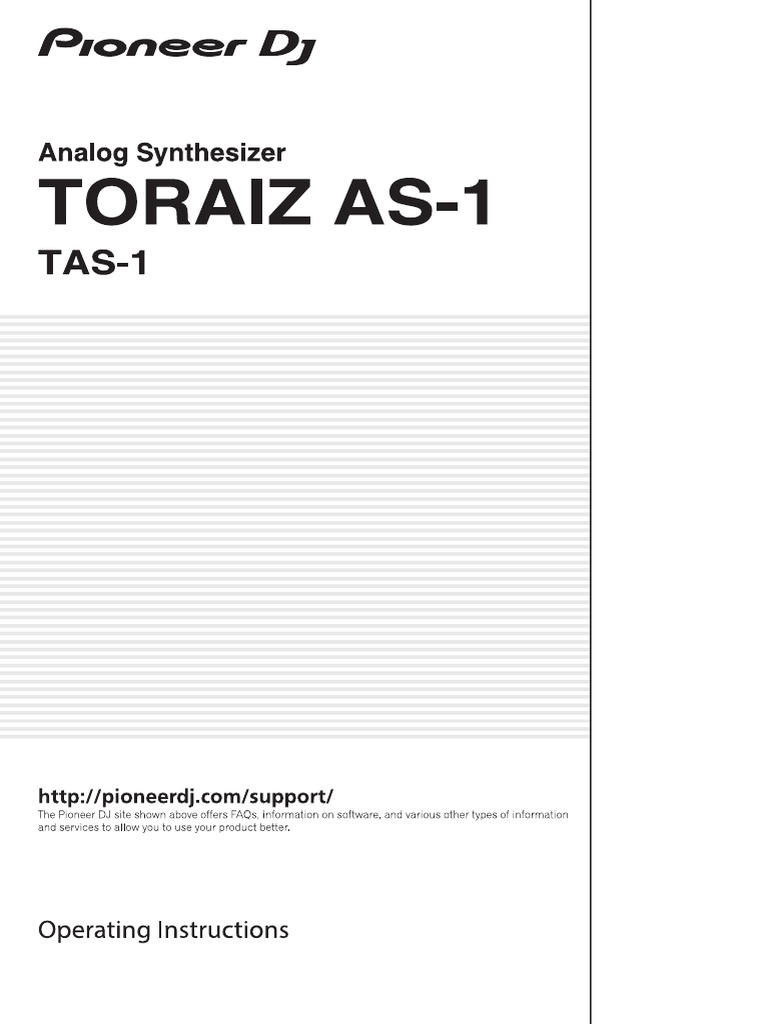 Toraiz As-1 Manual en | PDF