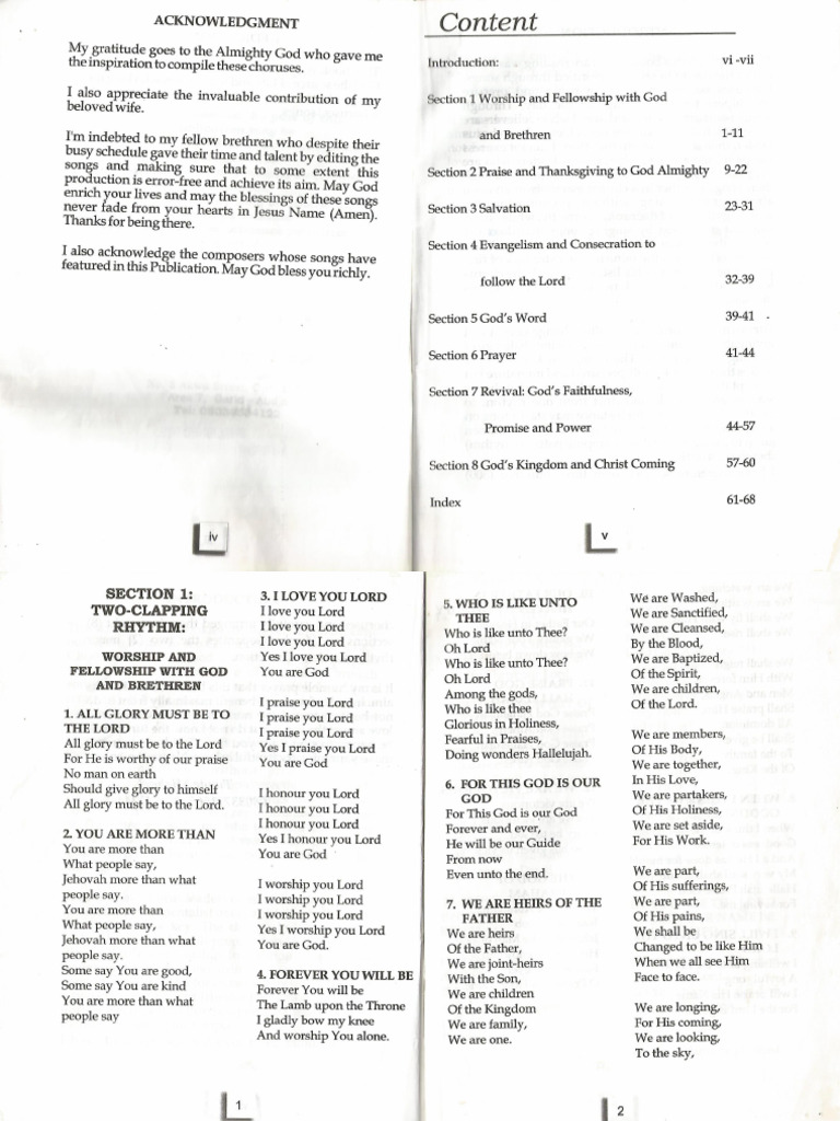 Choruses | PDF