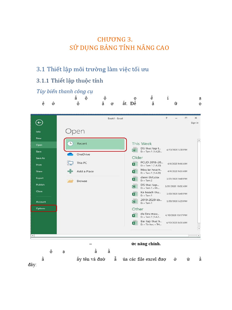Bai Giang TinhocCS - SP TIN - CHUONG 5 - MS EXCEL | PDF