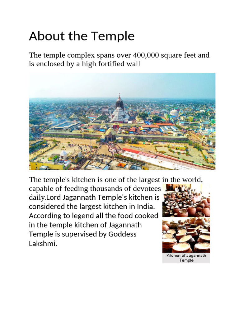 About The Temple | PDF