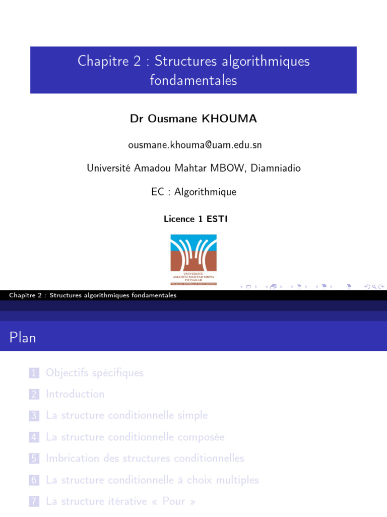 Chapitre 2 Algo | PDF