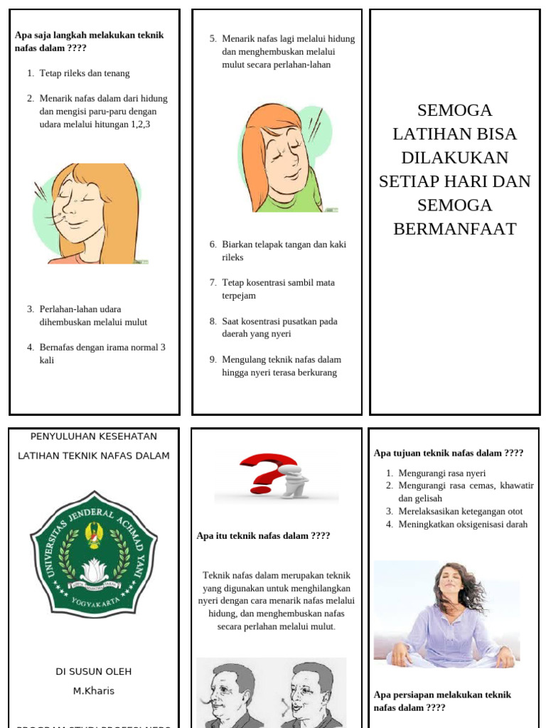 Leaflet Nafas Dalam Nyeri | PDF
